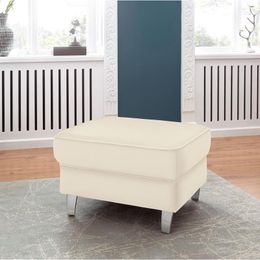 Sit & More sit&more Hocker &raquo;Texel&laquo; beige Kunstleder SOFTLUX ;Luxus-Microfaser ALTARA NUBUCK (100% Polyester);Struktur (100% Polyester) B/H/T: 75cm x 47cm x 63cm,
