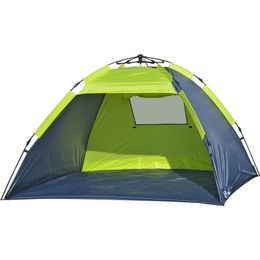 EXPLORER Strandmuschel &raquo;Automatik Strandmuschel XL&laquo; gr&uuml;n B/H/L: 150cm x 130cm x 220cm Strandmuschel