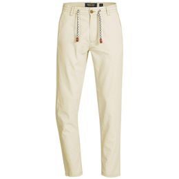 INDICODE JEANS Chino Pants 'Veneto' male size 34 White