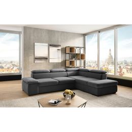 Sit & More sit&more Ecksofa &raquo;Alcudia L-Form, modernes Design, Breite 272cm, Liegefl. 196x124cm&laquo; mit Armteilverstellung, optional Kopfteilverstellung & 