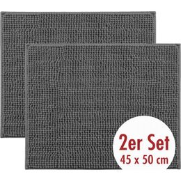OTTO home Badematte &raquo;Vanessa Chenille Standard, Badvorleger, Badezimmer, Duschvorleger&laquo; H&ouml;he 15 mm rutschhemmend beschichtet fu&szlig;bodenheizungsgeeignet 