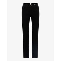 Brax Damen Cordhose Style CAROLA BLACK, schwarz, Gr. 34