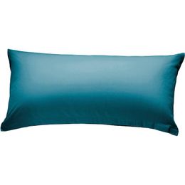 Primera Kissenbezug &raquo; Luxus-Satin Kissenbezug&laquo; Passend zu unserer Luxus-Satin Bettw&auml;sche blau Mako-Satin, 100% Baumwolle, Mako-Satin B/L: 40cm x 80cm, 2 Stk.,