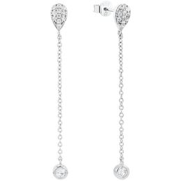 Amor Damen Paar Ohrstecker &raquo;2039101&laquo; mit Zirkonia (synth.) silber Silber 925 (Sterlingsilber)