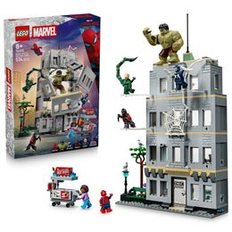 Lego Konstruktionsspielsteine &raquo;Gro&szlig;er Showdown: Spider-Man vs. Hulk (76350), Lego Super Heroes&laquo; Made in Europe Einheitsgr&ouml;&szlig;e Konstruktionsspielsteine