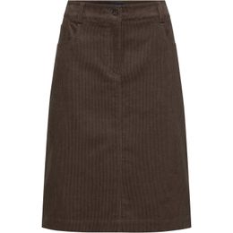 Highmoor Cordrock in Five-Pocket-Form Taupe (Gr&ouml;&szlig;e: 40)