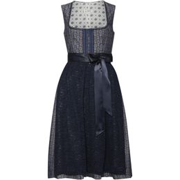 Almsach Jacquard-Dirndl Dunkelblau (Gr&ouml;&szlig;e: 40)