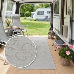 OTTO home L&auml;ufer &raquo;Lieblingsplatz, mit Schriftzug, In- und Outdoor geeignet&laquo; rechteckig 5 mm H&ouml;he Wetterfest, UV-best&auml;ndig, K&uuml;chenl&auml;ufer, Camping, 