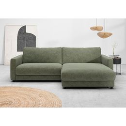 Home Affaire Ecksofa &raquo;Ecksofa Jiro, L-Form, gro&szlig;e Sitztiefe, Breite 265 cm&laquo; lose Sitz- & R&uuml;ckenkissen, weicher Polsteraufbau, komfortabel & modern 