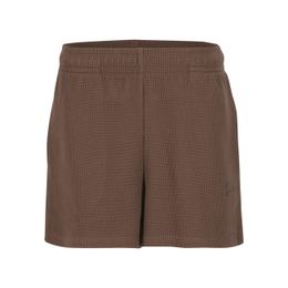 Karl Kani Damen Sweatshorts "Karl Kani Signature Waffle Shorts"braun, Gr. XS, unifarben, 85% Baumwolle, 15% Polyester, Hosen