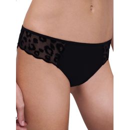 Chantelle Damen Slip "GIRLS", Gr. 36, schwarz, Obermaterial: 73% Polyamid, 27% Elasthan, Unterhosen, Triangel Cut-out hinten