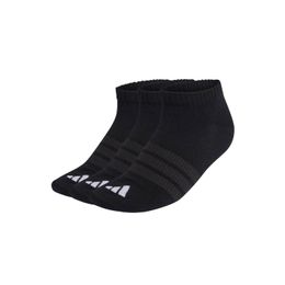 Herren Sneakersocken "Socken Thin & Light Sportswear Low Cut Socks 3er Pack", adidas originals, Gr. 43, schwarz, Obermaterial: 50% Baumwolle CO. 47%