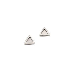 Firetti Damen Paar Ohrstecker &raquo;Schmuck Geschenk Titan Ohrschmuck Ohrringe Dreieck&laquo; silber Titan