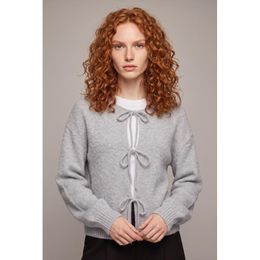 Only Damen Only Strickjacke &raquo;ONLMAGGIE LIFE LS TIE CARDIGAN CC KNT&laquo; grau L
