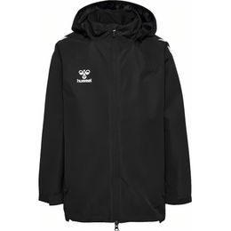 Hummel Kinder Trainingsjacke "Lead 2.0 All-Weather Jacket" in Schwarz | Gr.: 152