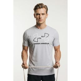 Under Armour Herren T-Shirt "UA GL FOUNDATION UPDATE SS", grau, Gr. XXL, unifarben, Single Jersey, Obermaterial: 60% Baumwolle, 40% Polyester,