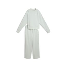 Puma Damen Jogginganzug "Loungewear Fleece Trainingsanzug Damen", wei&szlig;, Gr. S, Obermaterial: 34% Polyester, 66% Baumwolle. Rippe: 3% Elasthan, 97%