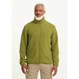 Jack Wolfskin Herren Fleecejacke "LITE CURL FZ M", gr&uuml;n, Gr. S, Obermaterial: 100% POLYESTER. Futter: 100% POLYESTER, Jacken, Sherpa-Fleecejacke,