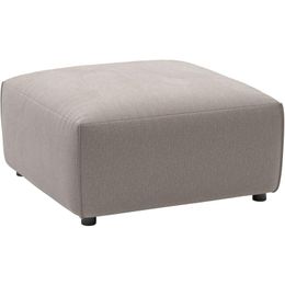 Home Affaire Hocker &raquo;Glimminge auch in Breitcord, Feincord und Easy care-Bezug&laquo; passend zur Serie "Glimminge" grau B/H/T: 42cm x 80cm, Easy care