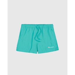 Champion Herren Badeshorts &raquo;Icons Beachshort Short&laquo; mit -Stickerei, schnell trocknendes Gewebe, Oberschenkell&auml;nge gr&uuml;n XS (44), N-Gr