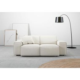 Home Affaire 2-Sitzer &raquo;Glimminge auch in Breitcord + Feincord + Easy care-Bezug&laquo; besondere Kedern&auml;hte,, Zierkissen wei&szlig; 96% Polyester, 4% Polyacryl B/