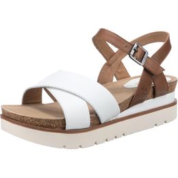 Josef Seibel Strap Sandals female size 42 Light brown / White