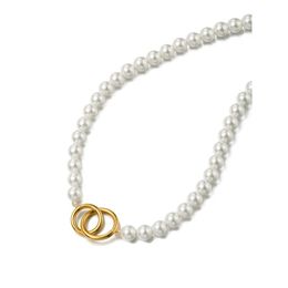 Aniston Jewelry & Watches Damen Aniston JEWELRY & WATCHES Perlenkette &raquo;Schmuck Geschenk Edelstahl Halsschmuck Halskette Zierperlen Ringe&laquo; Made in 