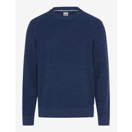 Brax Herren Strickpullover Style ROY steel blue, Blau, Gr. 4XL