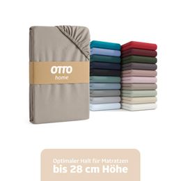 OTTO home Spannbettlaken &raquo;BLACKBERRY in PREMIUM und BASIC Qualit&auml;t, 100% Baumwolle&laquo; f&uuml;r hohe Matratzen bis 28 cm, Bettlaken, Spannbetttuch, Boxspring 