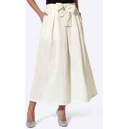 Heine Damen A-Linien-Rock, wei&szlig;, Gr. 50, unifarben, 100% Polyester, R&ouml;cke