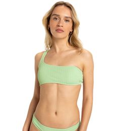 Roxy Damen Bandeau-Bikini-Top "Aruba", gr&uuml;n, Gr. L, Obermaterial: 92% Polyester, 8% Elasthan., Bikini-Oberteile