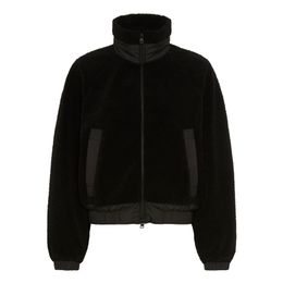 Hugo Damen Hybridjacke "Fosser", schwarz, Gr. L, unifarben, Web, Obermaterial: 100% Polyester, Jacken, im Materialmix, Stehkragen