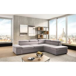Sit & More sit&more Ecksofa &raquo;Alcudia L-Form, modernes Design, Breite 272cm, Liegefl. 196x124cm&laquo; mit Armteilverstellung, optional Kopfteilverstellung & 