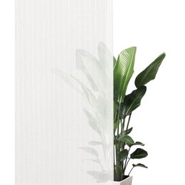 Bruno Banani Gardine &raquo;Lazlo&laquo; &Ouml;sen 1 Stk. tlg. Leinenoptik mit Leinen, Streifen, pflegeleicht, Wohn -und Schlafzimmer wei&szlig; Polyester 175cm, &Ouml;sen, 135cm