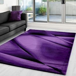 Ayyildiz Teppiche Teppich &raquo;Miami 6590, auch als L&auml;ufer&laquo; rechteckig 12 mm H&ouml;he strapazierf&auml;hig / pflegeleicht/ Kurzflorteppich lila Polypropylen B : 120cm 1 Stk., 12mm, 