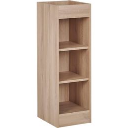 B&uuml;cherregal praktisch und funktional, um alles zu verstauen. Holzwerkstoff B/H/T: 30cm x 93cm x 36cm, offene F&auml;cher, Eiche Bocage Nachbildung