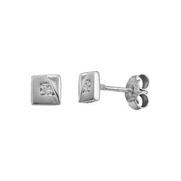Firetti Damen Paar Ohrstecker &raquo;Schmuck Geschenk Silber 925 Ohrschmuck Ohrringe quadratische Form&laquo; mit Zirkonia (synth.) Silber 925 (Sterlingsilber)