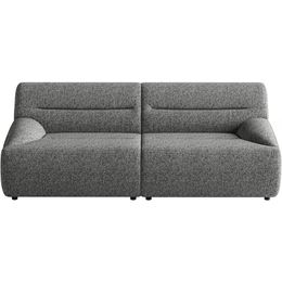 Sit & More sit&more Big-Sofa &raquo;Scrabble&laquo; Modernes Design in verschiedenen Stoffarten grau 100% Polyester B/H/T: 200cm x 80cm x 100cm, Chenille
