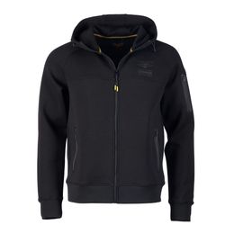 Top Gun Herren Sweatjacke "TG25007", schwarz, Gr. M, Oberstoff: 80% Baumwolle, 15% Polyester, 5% Elasthan, Sweatjacken