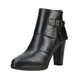 Nero Giardini Damen High-Heel-Stiefelette "Nero Giardini Stiefelette Leder", Gr. 37, schwarz, Leder, Schuhe