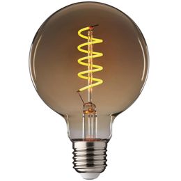 Stiltalent LED-Leuchtmittel 'Amber' dimmbar Globe klar E27 4 W 100 lm warmwei&szlig;