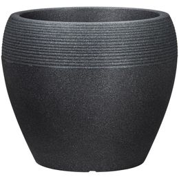Scheurich Blumentopf &raquo;30/282 LINEO&laquo; schwarz B/H/T: 39cm x 32,7cm x 39cm