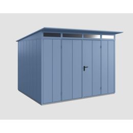 EcoStar Ger&auml;tehaus 'Elegant-P Typ 3' taubenblau 302,8 x 238 cm, mit Doppelt&uuml;r