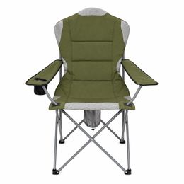 Greemotion Campingstuhl 'Premium' gr&uuml;n/silber 91 x 106 x 60 cm