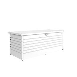 BioHort Gartenbox 'FreizeitBox 180' Stahl wei&szlig; 181 x 71 x 79 cm
