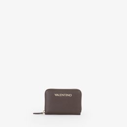 Valentino Handbags VALENTINO BAGS Damen Geldb&ouml;rse "ALEXIA"moro, Lederimitat, Kleinlederwaren, Damen Geldbeutel, Portemonnaie mit Logoschriftzug