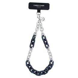 Cheeky Chain Munich Handyanh&auml;nger 'Lio' Herren Gr&ouml;&szlig;e One Size dunkelgrau / silber