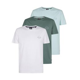 PETROL INDUSTRIES - 3er-Pack Jersey-T-Shirts Salsa Herren