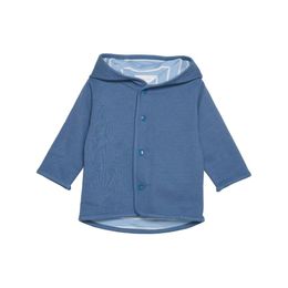 FIXONI Kinder Strickjacke / Cardigan "Reversible Cardigan" in Blau | Gr.: 62