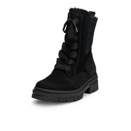 vitaform Veloursleder Stiefeletten in schwarz | Gr.: 41